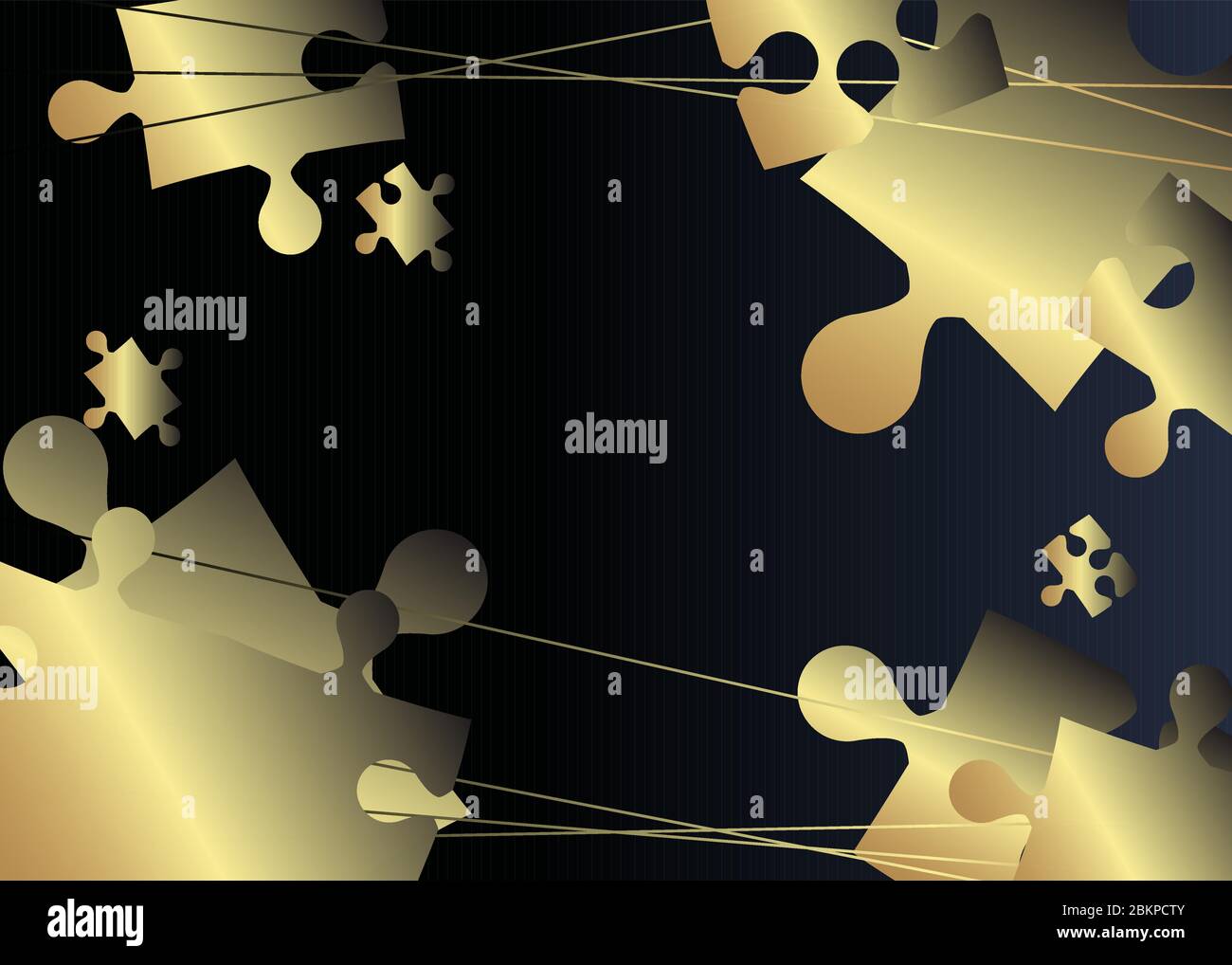 Minimalist black premium exclusive puzzle background. Vector luxury ...