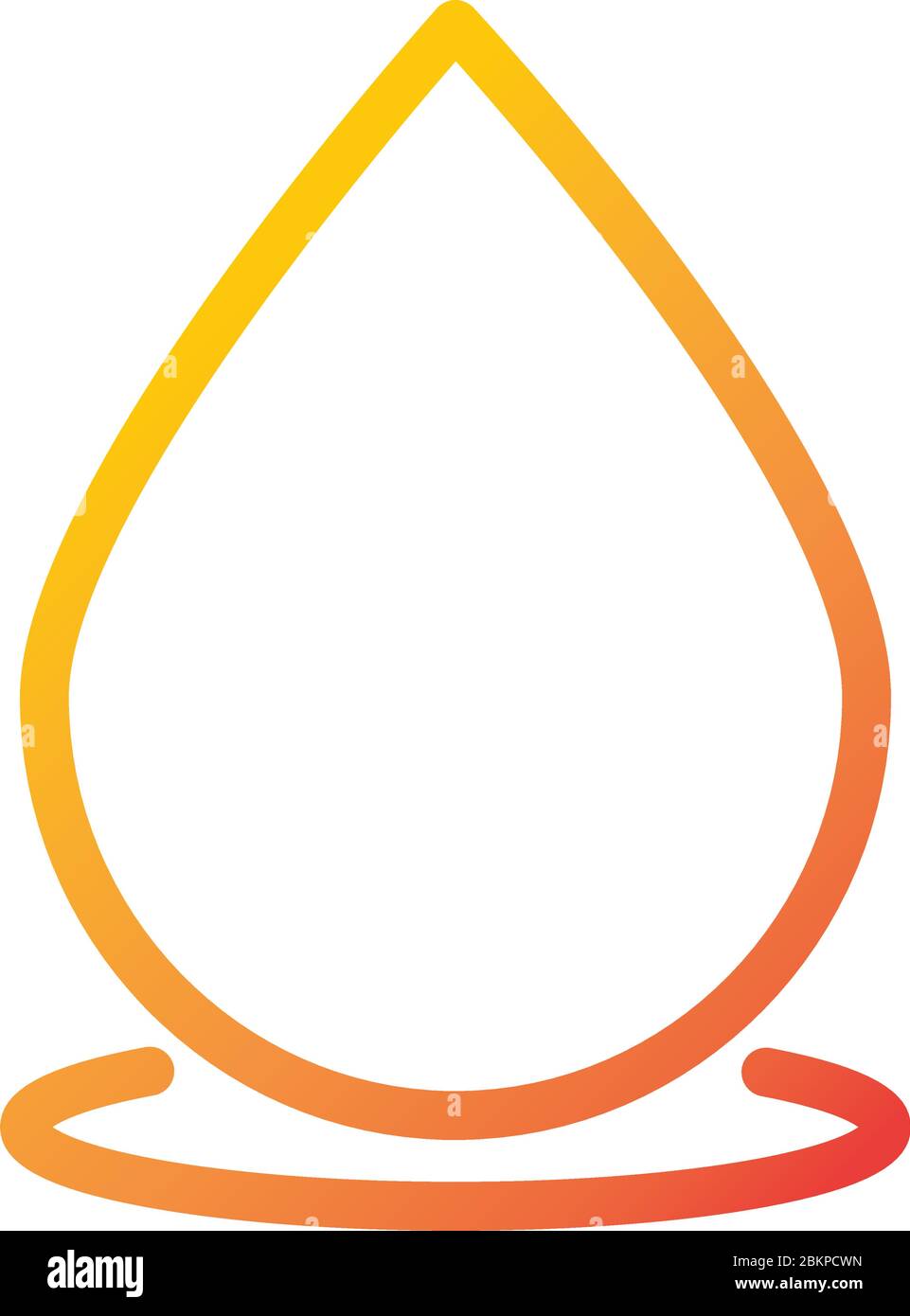 water drop liquid isolated vector illustration gradient style icon ...