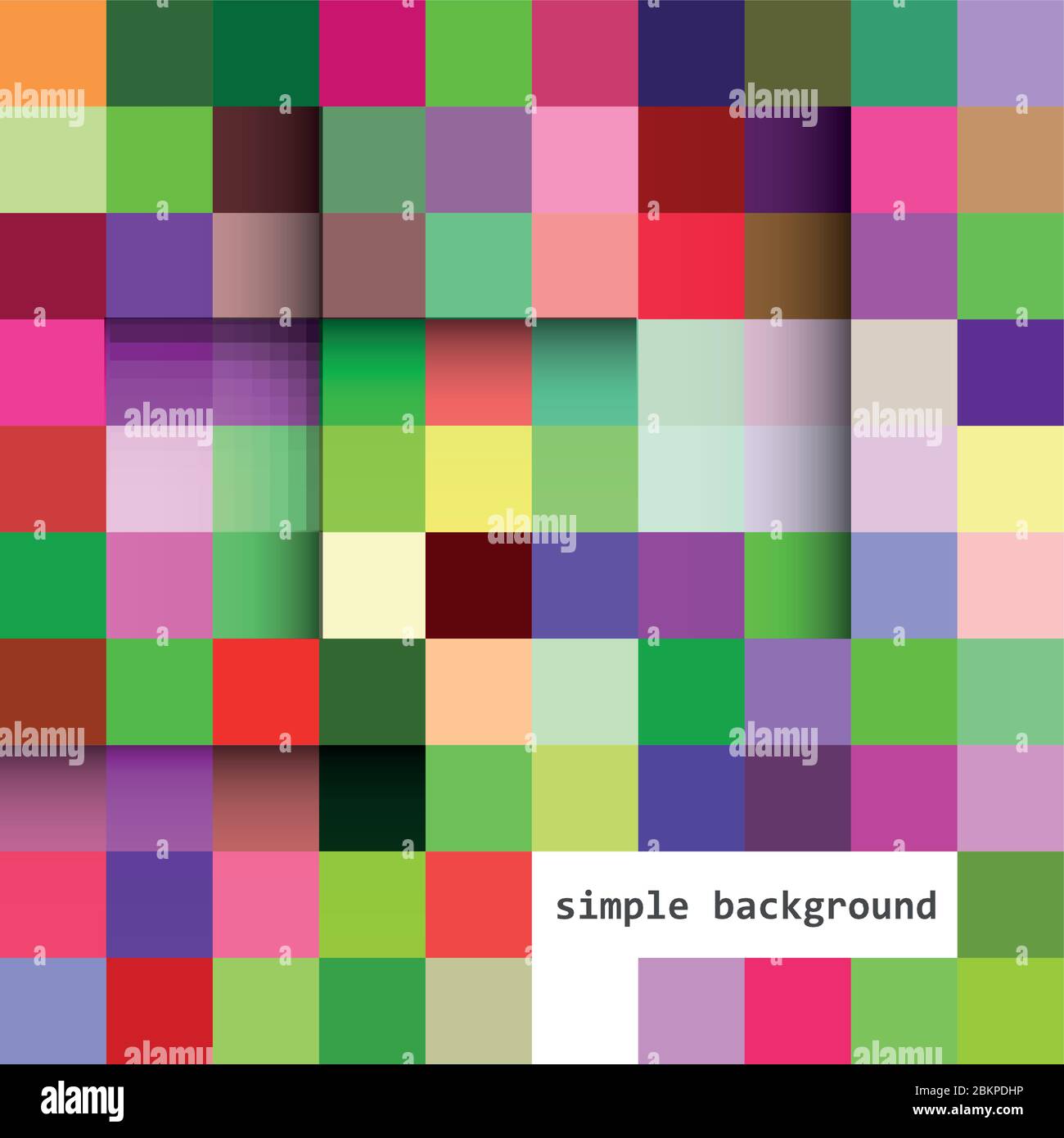 vector multi-colored squares. beautiful abstraction Stock Vector Image ...