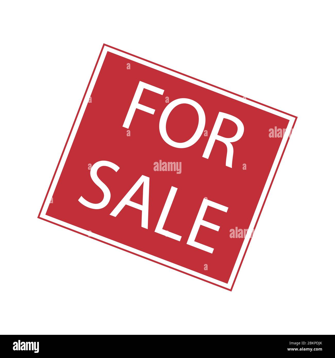 For sale sign, minimalist vector illustration symbol Stock Vector Image ...