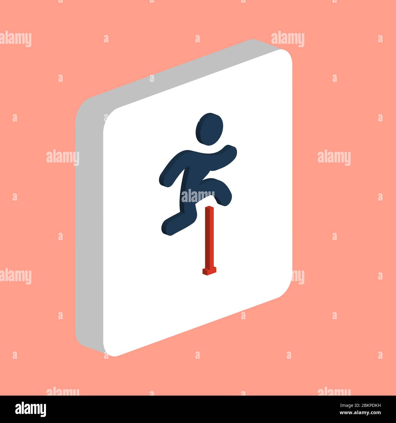 Final jump winner Stock Vector Images - Alamy