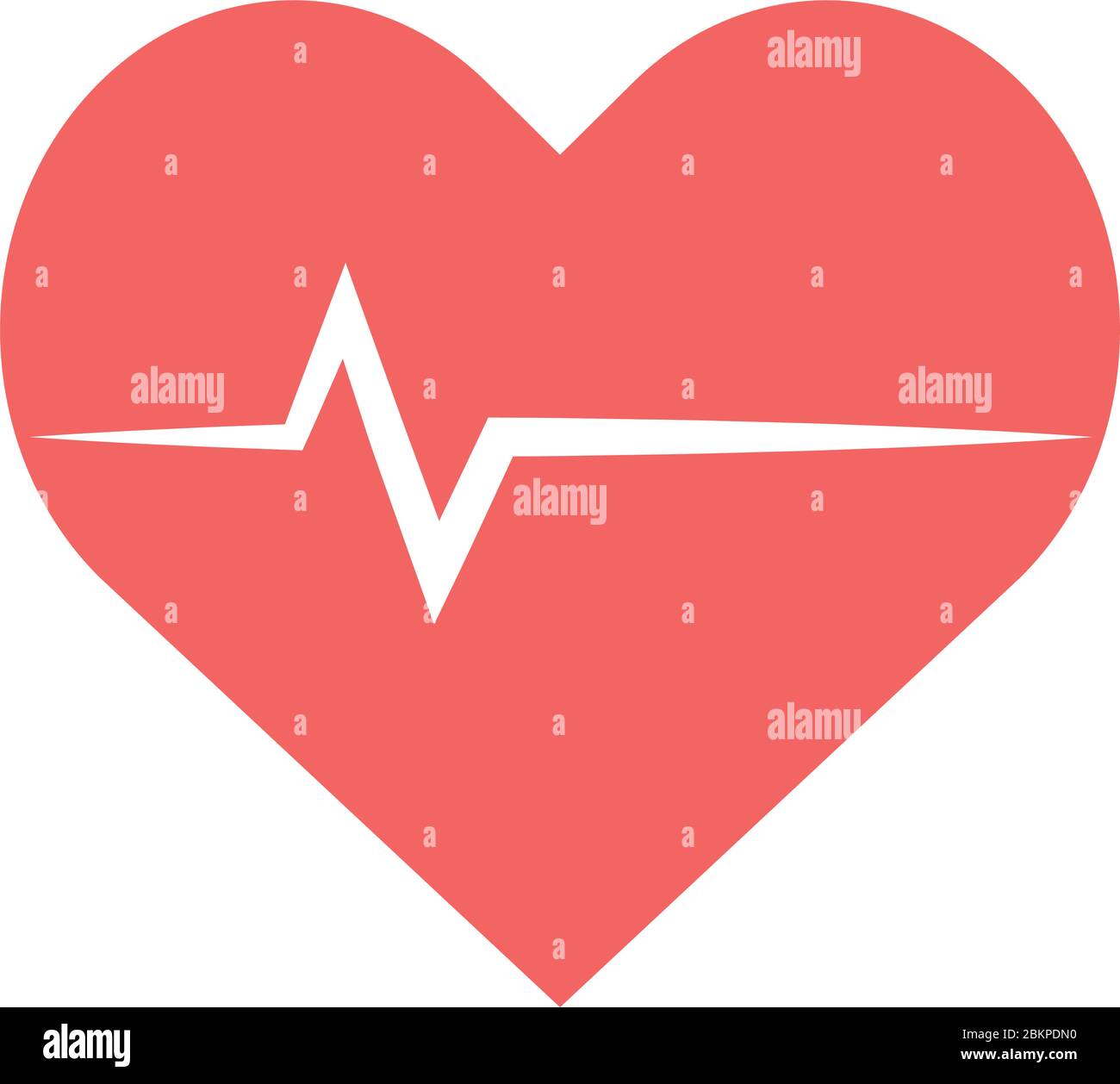 medical heartbeat cardiology health care isolated icon vector ...