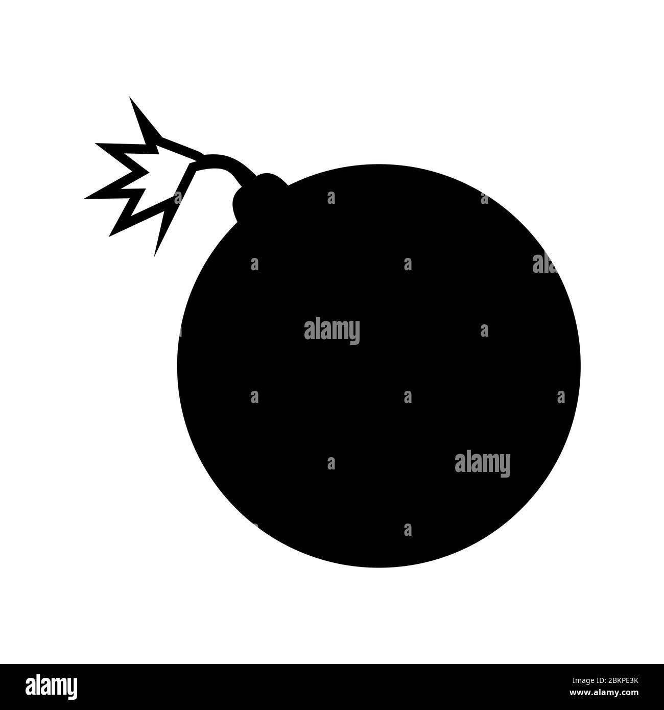 Bomb vector icon, minimalist vector illustration symbol Stock Vector ...