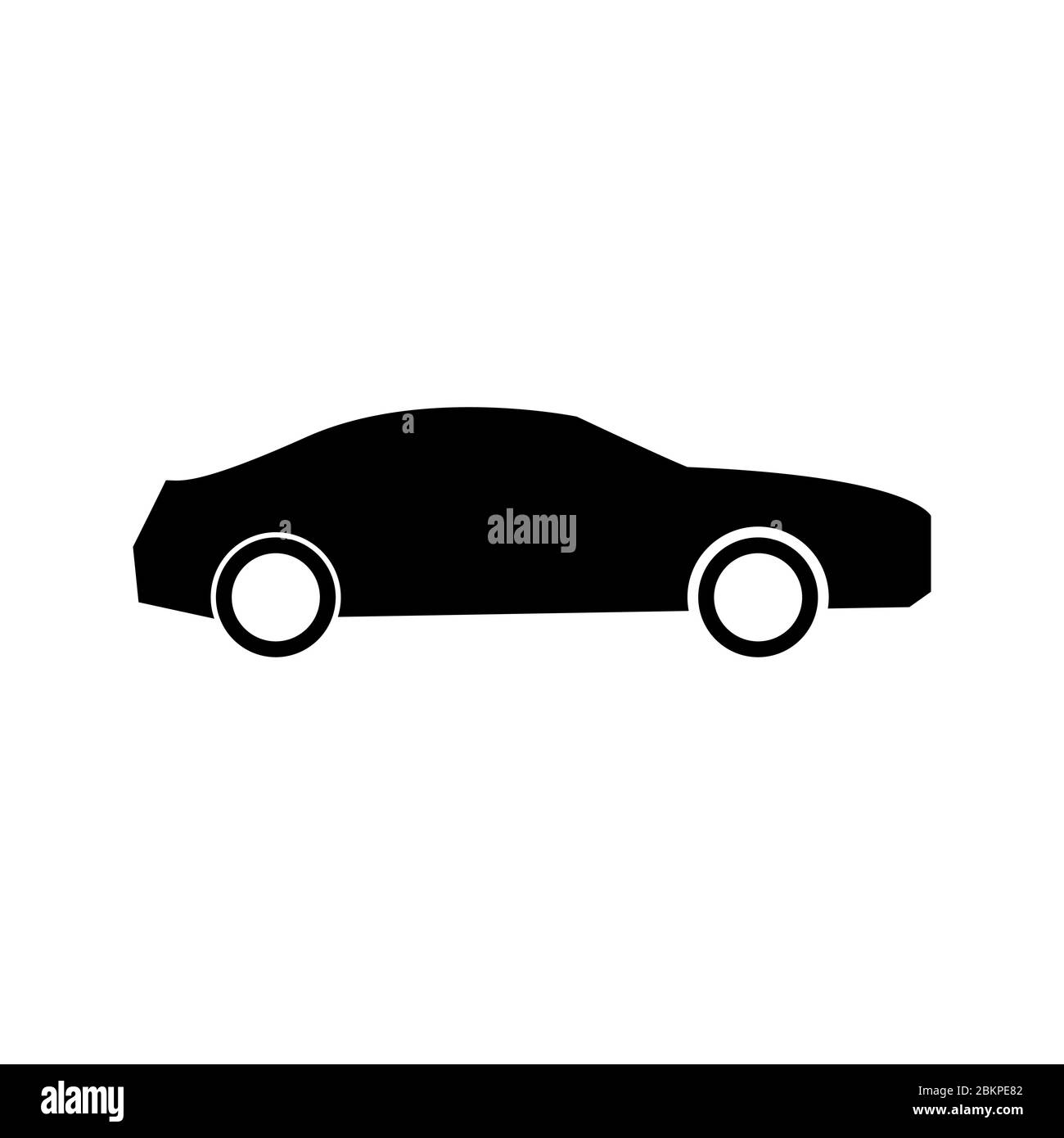 Sedan car icon, minimalist vector illustration symbol Stock Vector ...