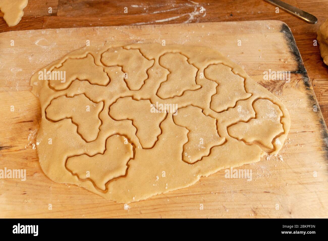 Cut dough shapes hi-res stock photography and images - Alamy