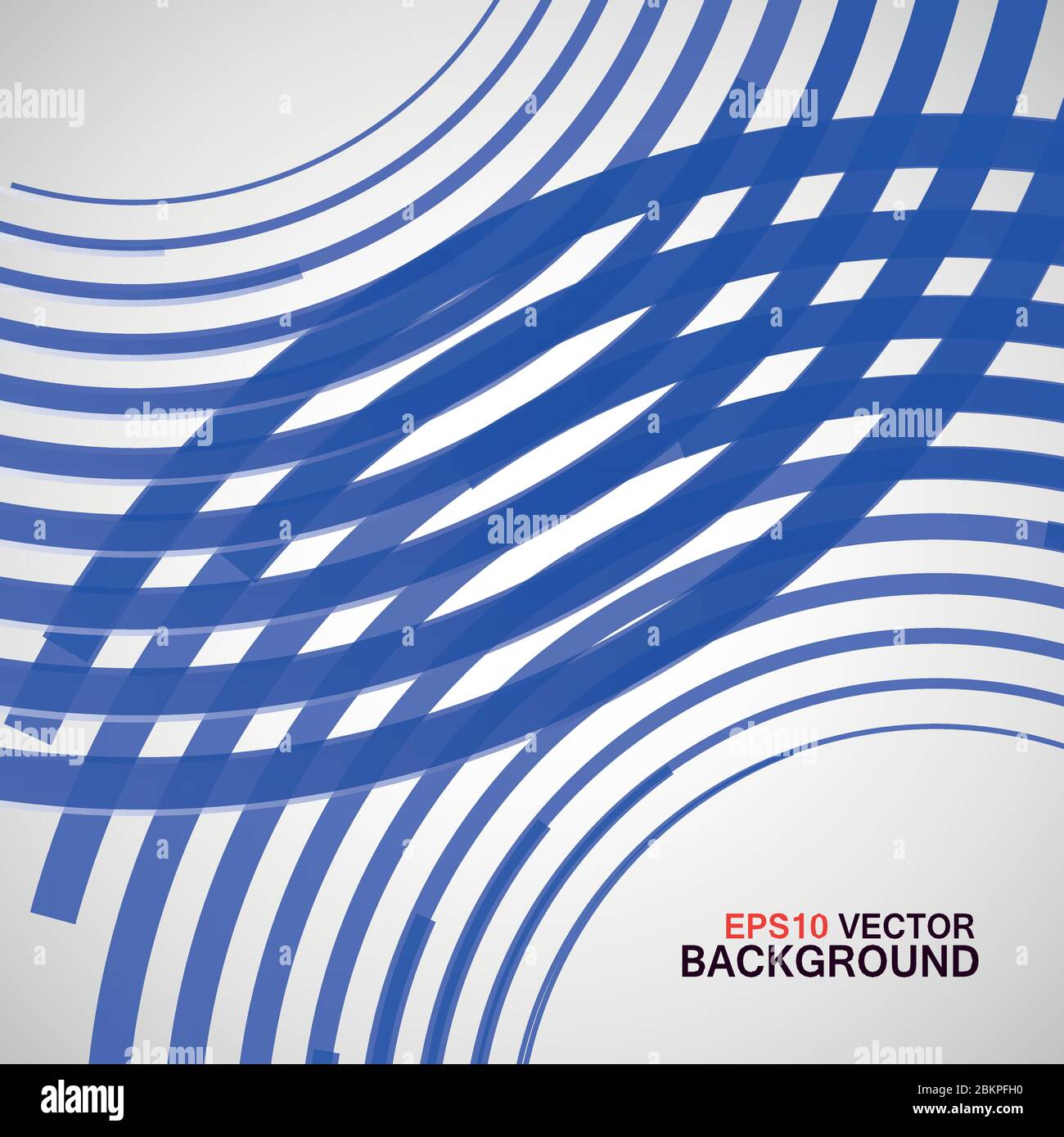 Vector blue circle made of lines on a white background Stock Vector ...