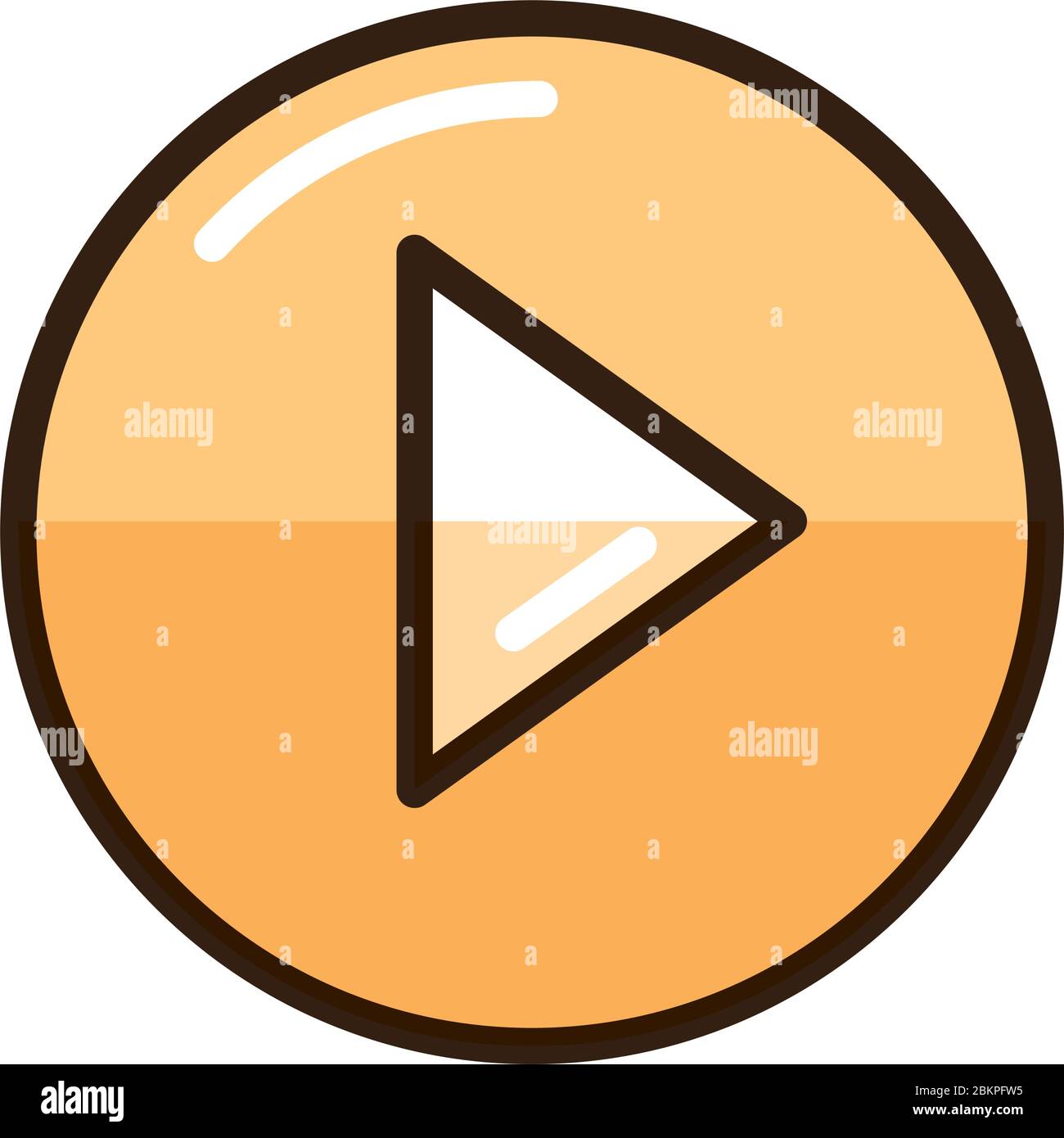 video player button internet web technology interface vector ...
