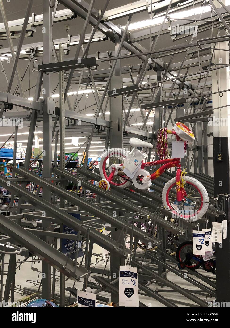 Walmart in Tom’s River, NJ almost sold out of bicycles, Photo By John ...