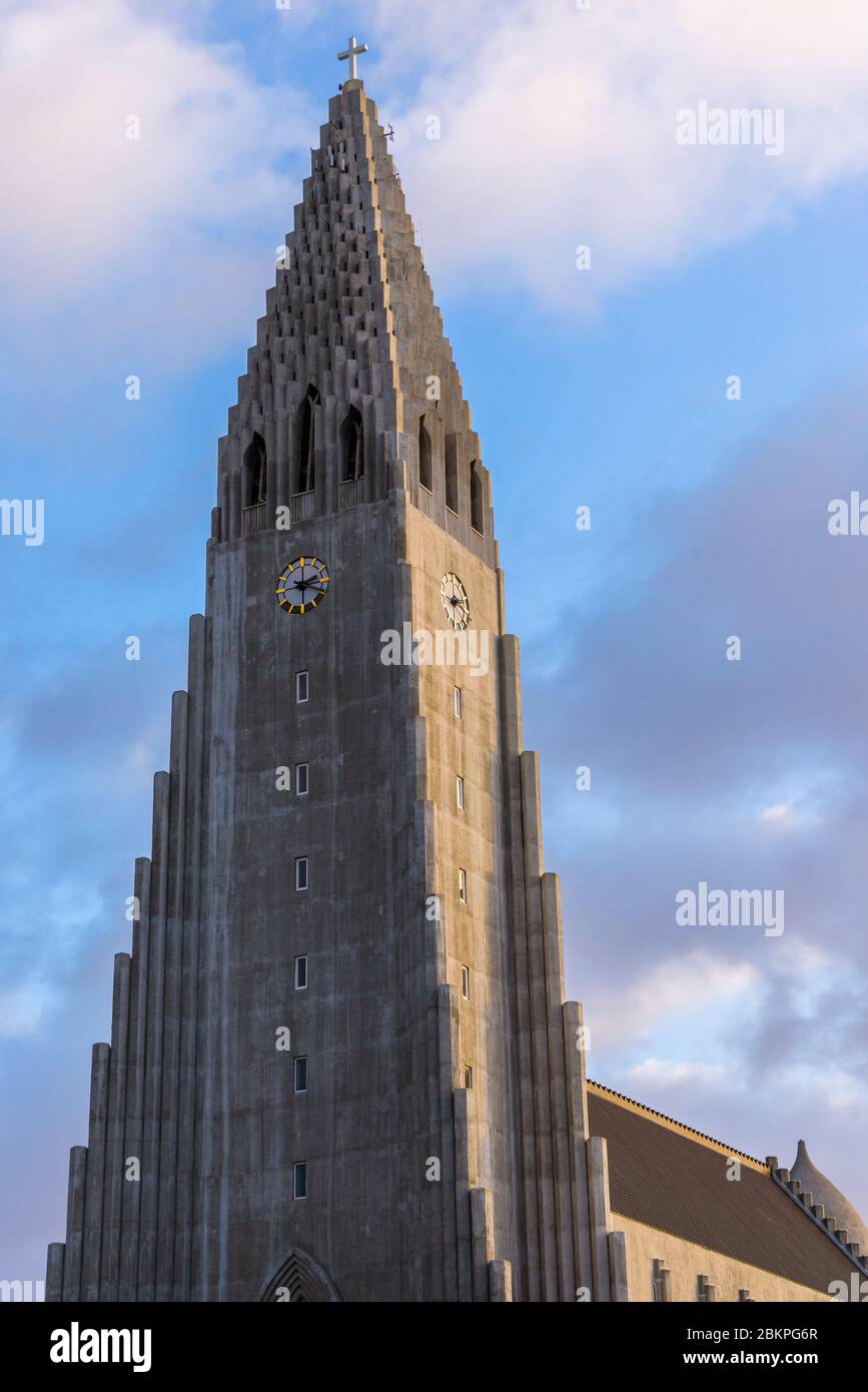 Hallgrimskirkja (church of Hallgrimur), Lutheran (Church of Iceland ...