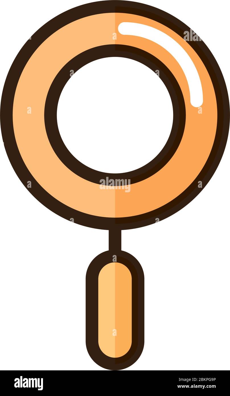 magnifying glass searching internet web technology interface vector ...
