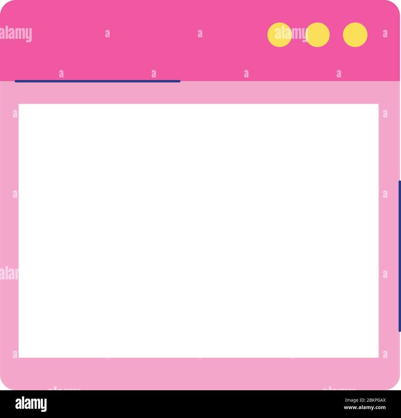 website digital isolated icon on white background vector illustration ...