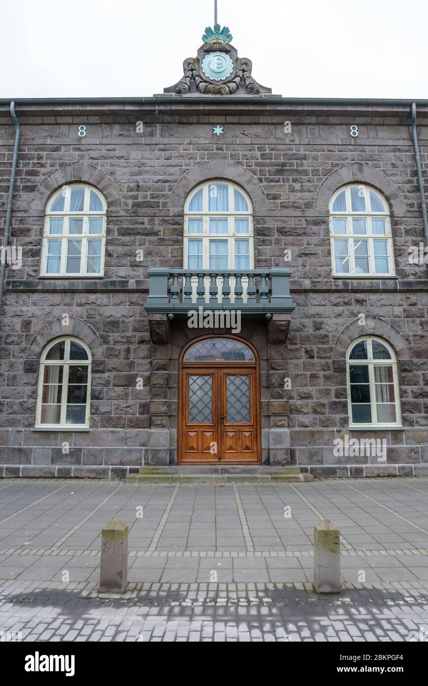 Reykjavik parliament building hi-res stock photography and images - Alamy