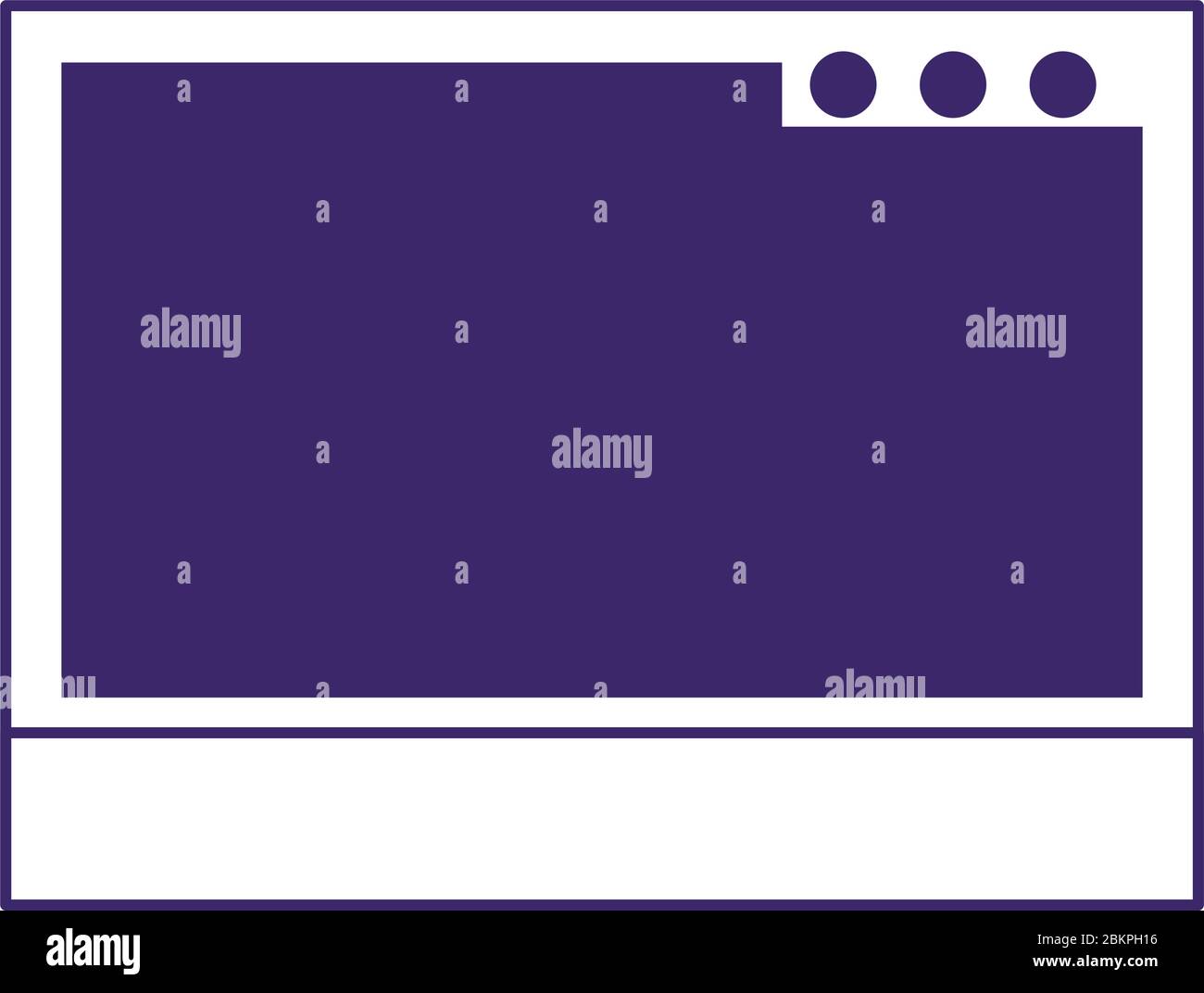 website digital isolated icon on white background vector illustration ...