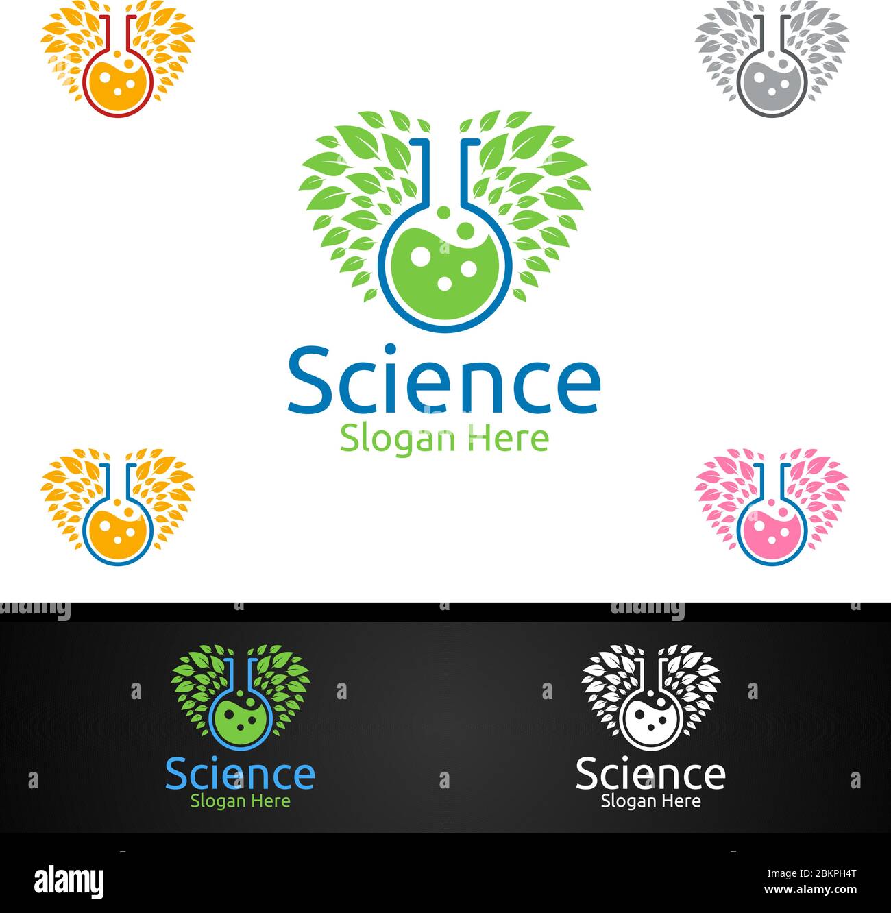 Love Science and Research Lab Logo for Microbiology, Biotechnology ...