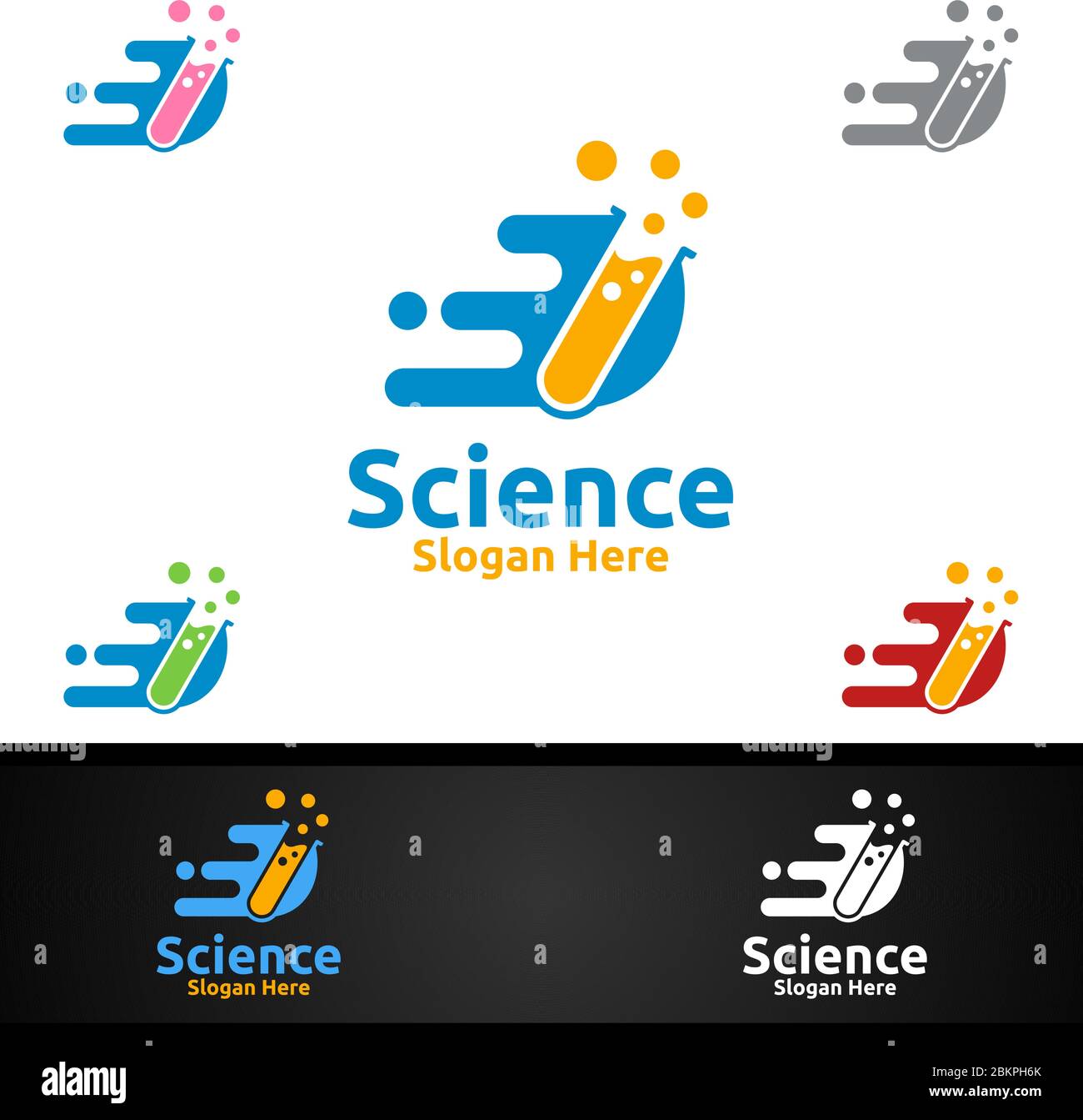 Fast Science and Research Lab Logo for Microbiology, Biotechnology ...