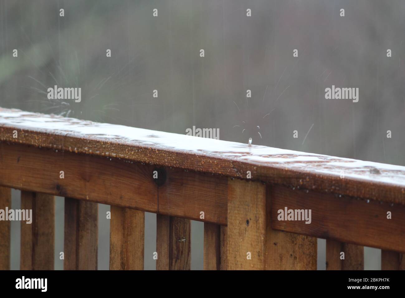 Wet railing hi-res stock photography and images - Alamy