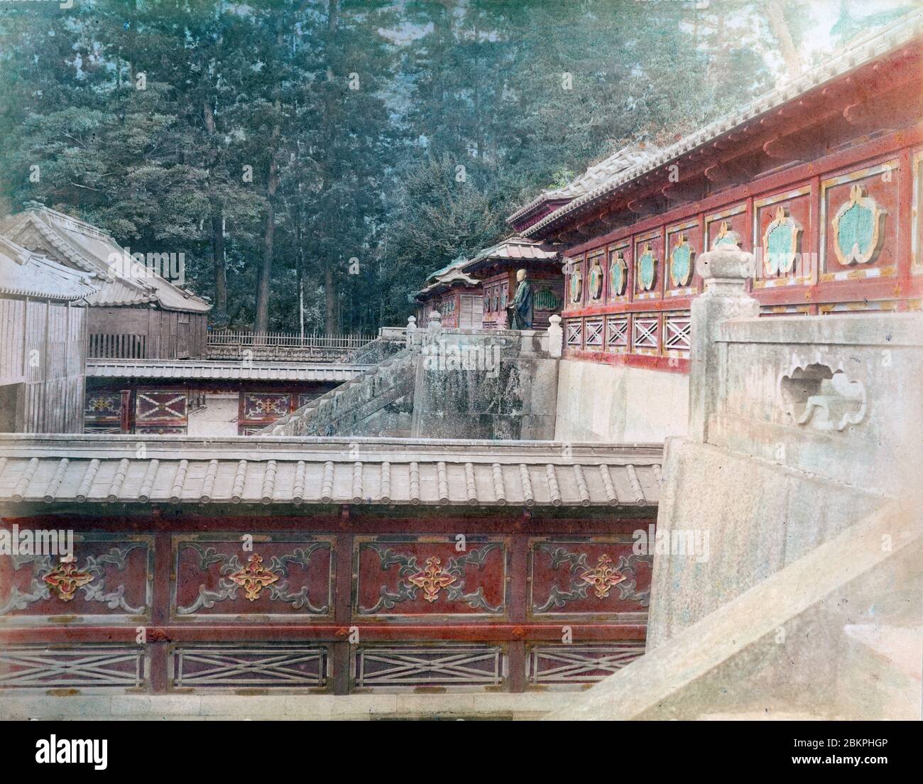 [ 1890s Japan - Mausoleum of Japanese Shogun ] — Zojoji, Shiba, Tokyo ...