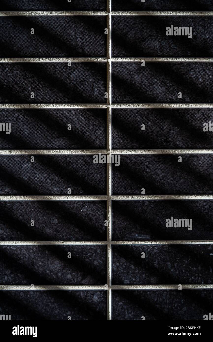 Industrial design window sunlight parallel lines shadows. Light and ...