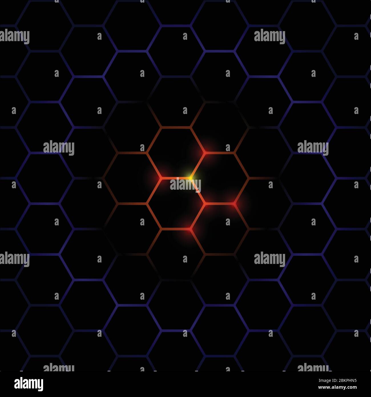 Created hexagon cave abstract background, stock vector Stock Vector ...