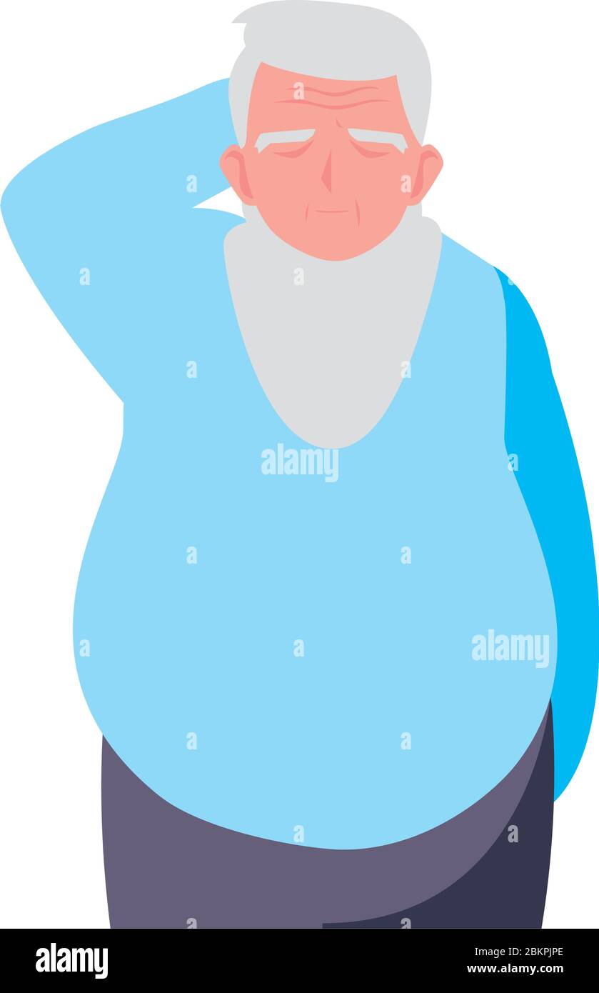 Man 60 smile Stock Vector Images - Alamy