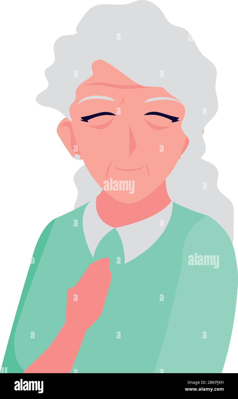 Mature woman wearing dress Stock Vector Images - Alamy