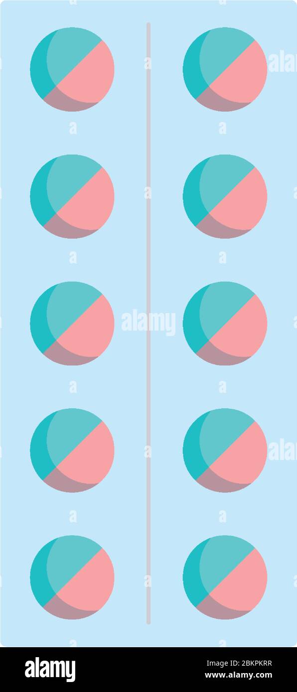 packaging pills medication medical isolated icon on white background ...