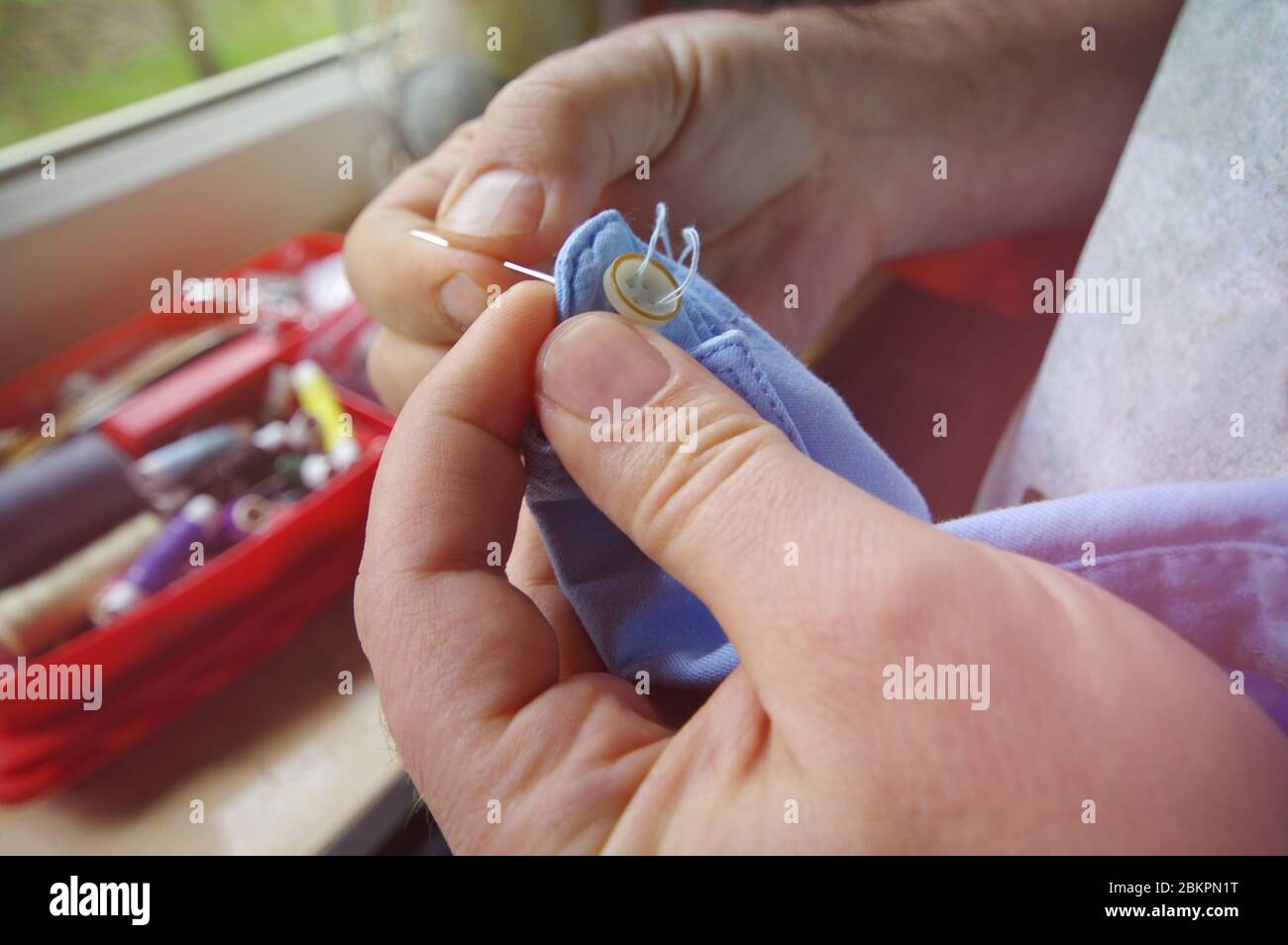 Sewing Needle In Fabric High Resolution Stock Photography and Images ...
