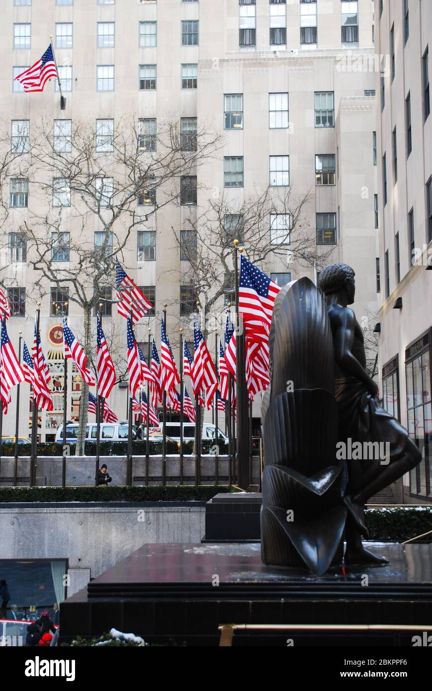 Rockefeller Center, 45 Rockefeller Plaza, New York, NY, United States ...