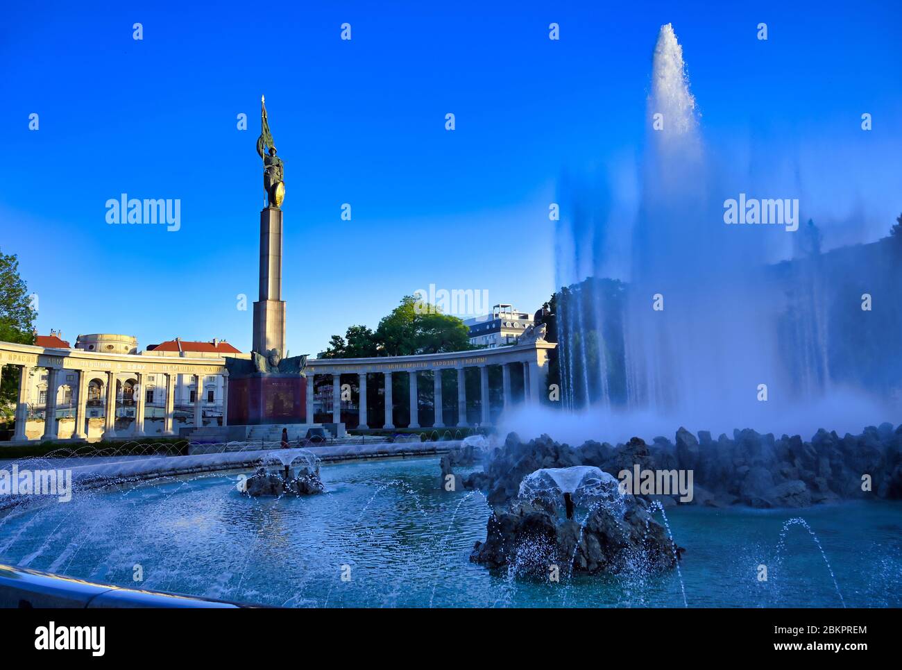 Vienna, Austria - May 17, 2019 - The Soviet War Memorial in Vienna ...