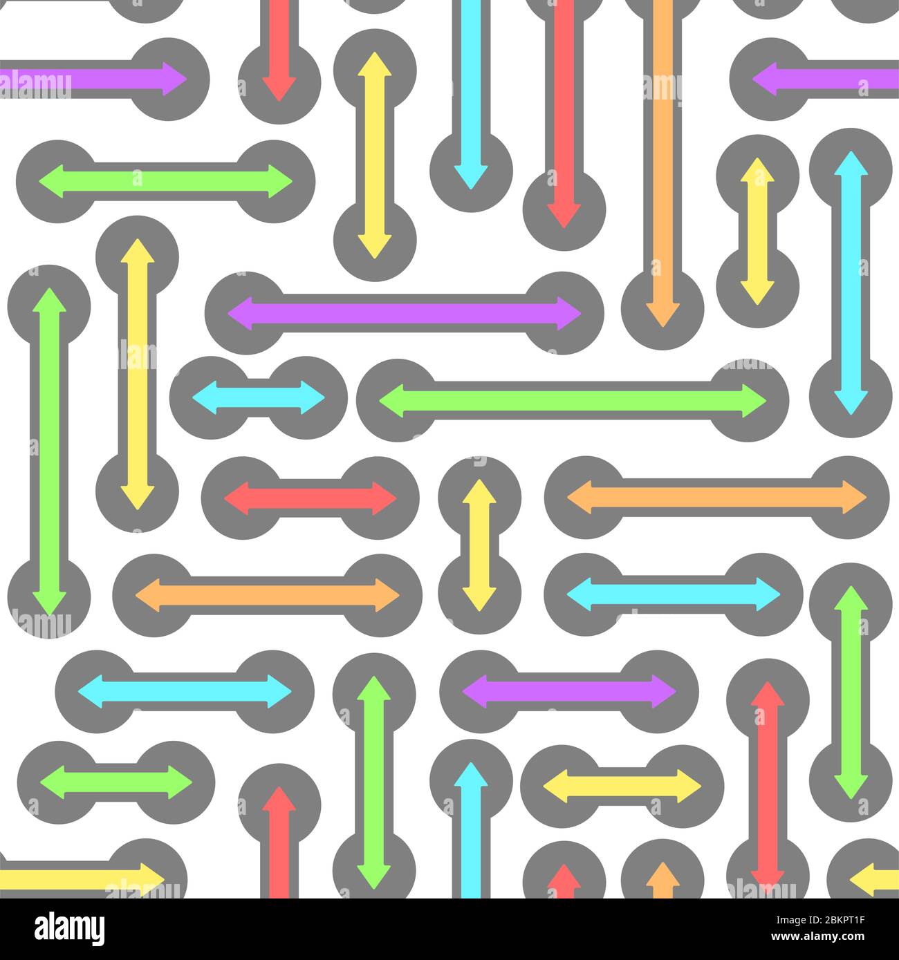 Arrow circuit bridges stylized, seamless repeating texture pattern ...