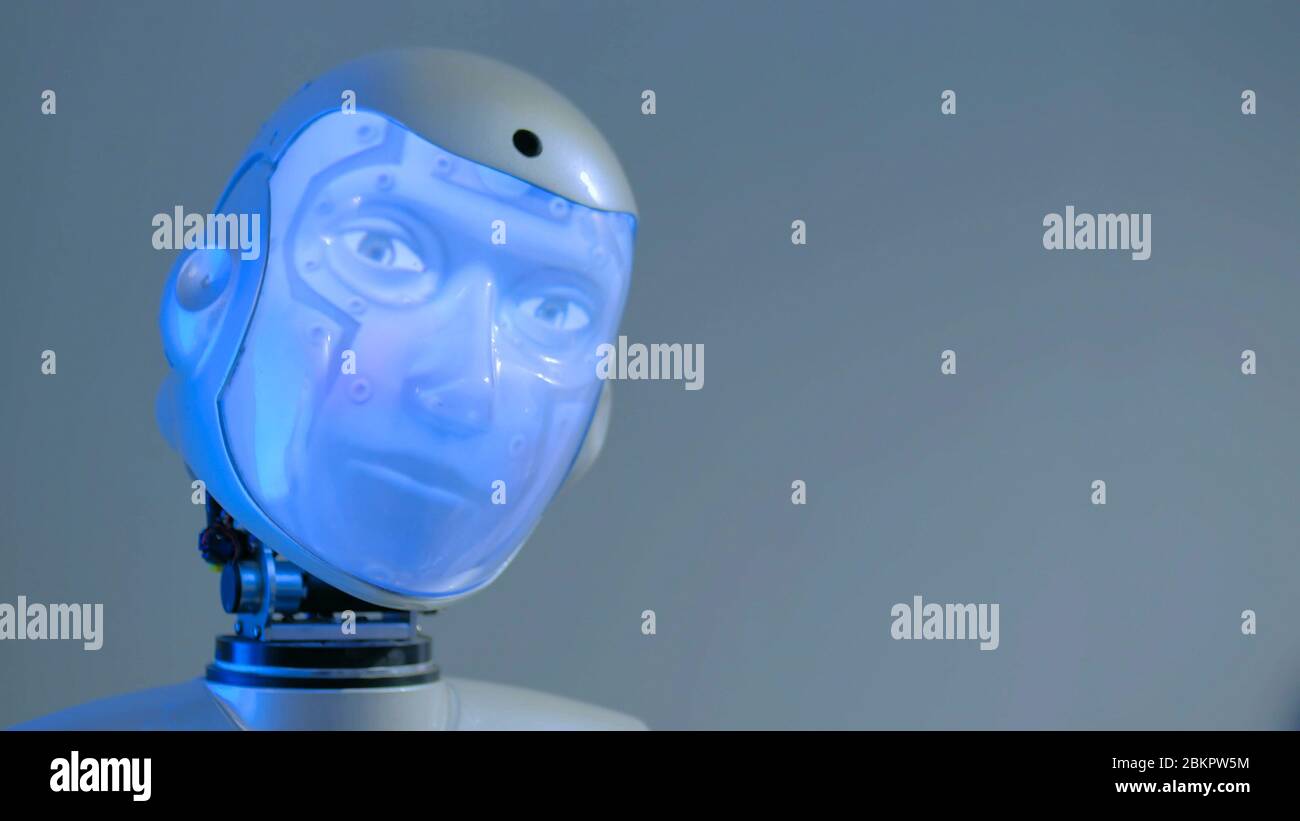 MOSCOW, RUSSIA - July 30, 2018: Robostation - future exhibition ...