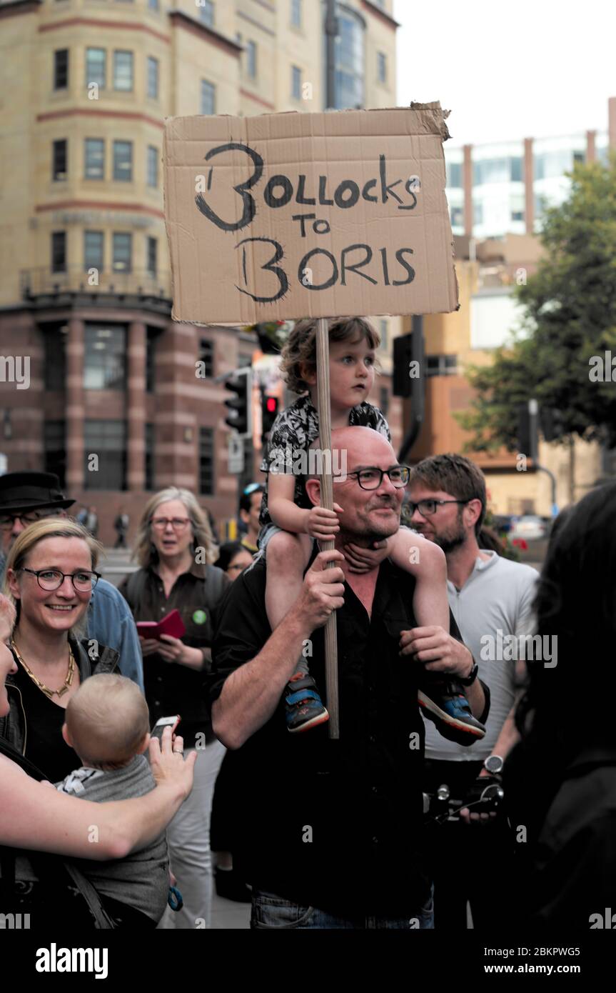 Anti-Boris Johnson Demo in Leeds on Thursday 29 August. Stop the Coup ...