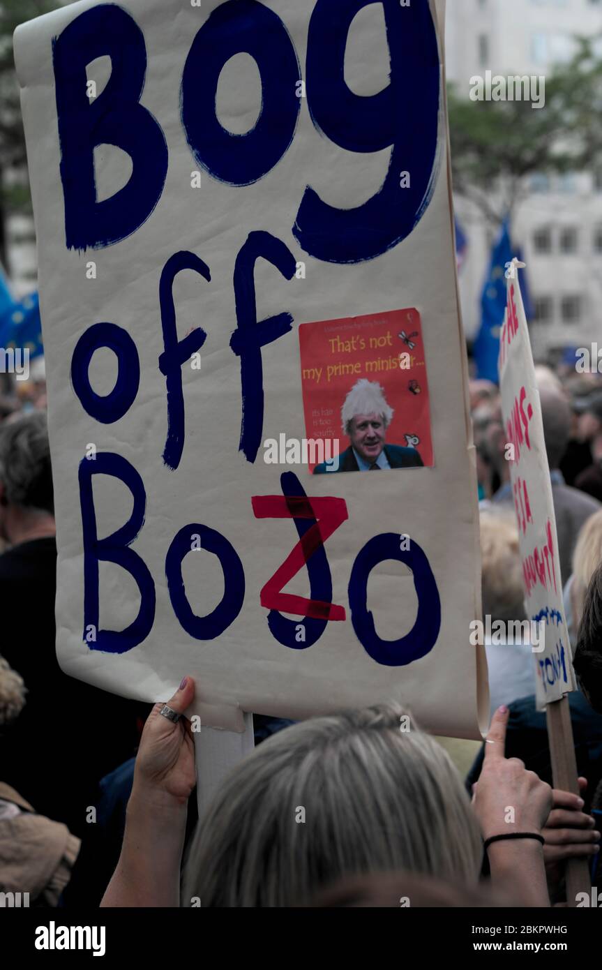 Anti-Boris Johnson Demo in Leeds on Thursday 29 August. Stop the Coup ...