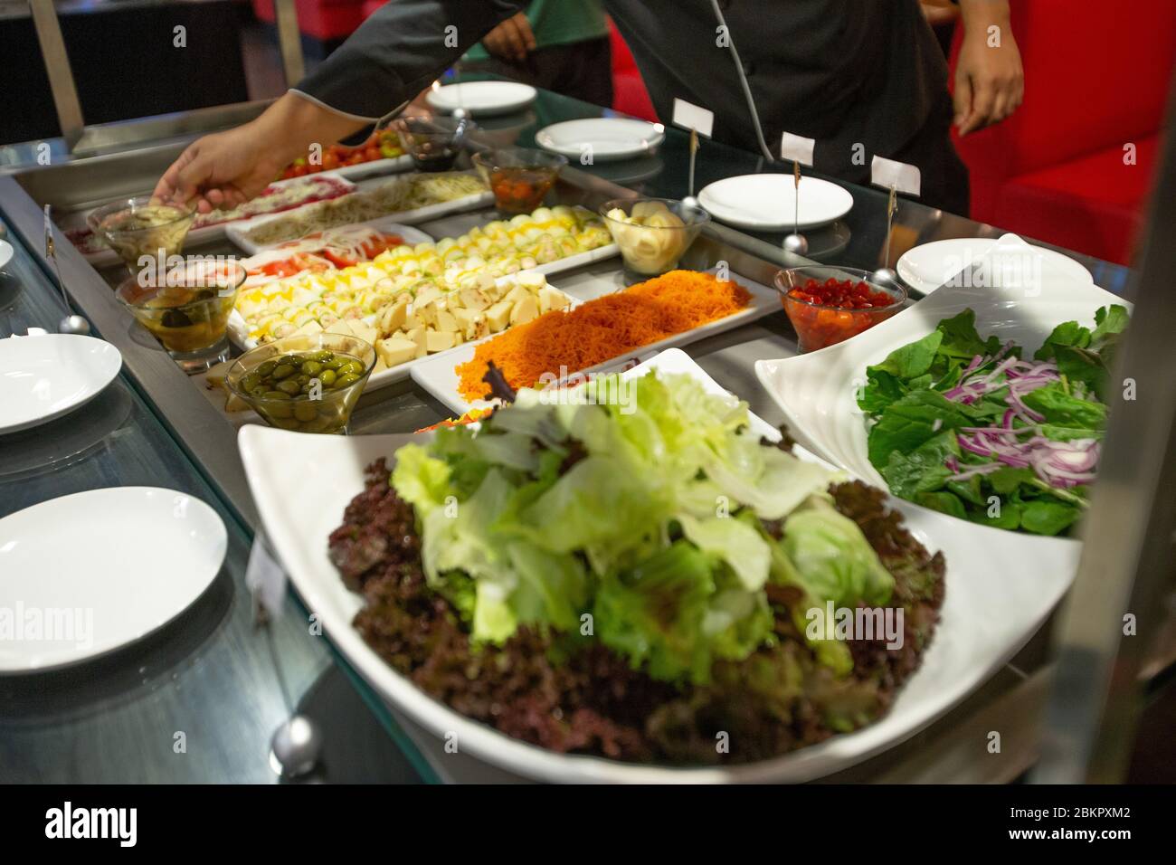 Business catering people take buffet hi-res stock photography and ...