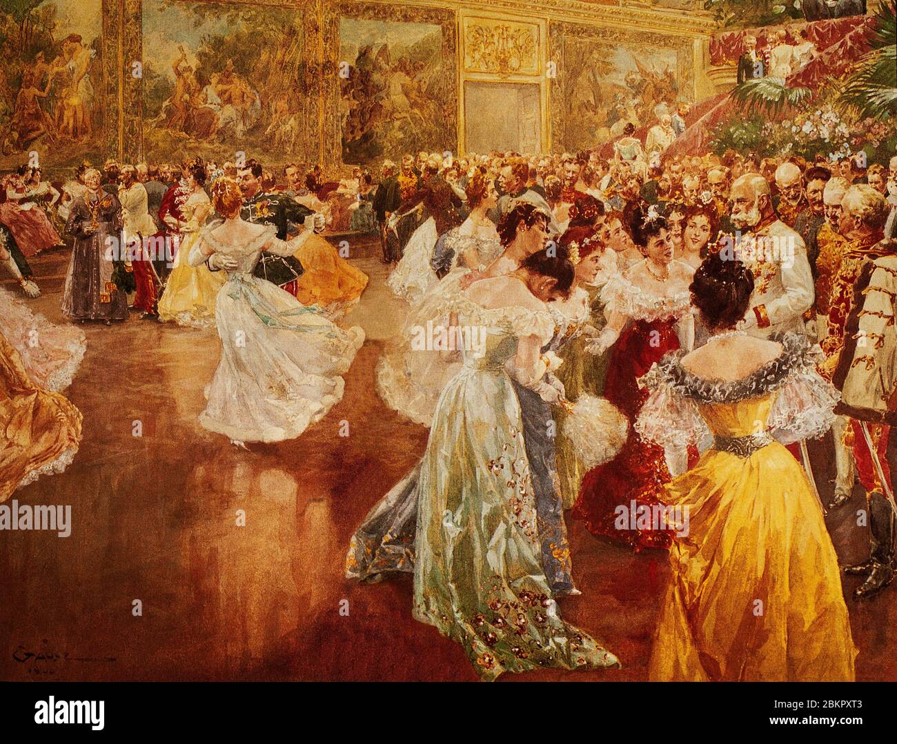 Waltz 19th century hi-res stock photography and images - Alamy