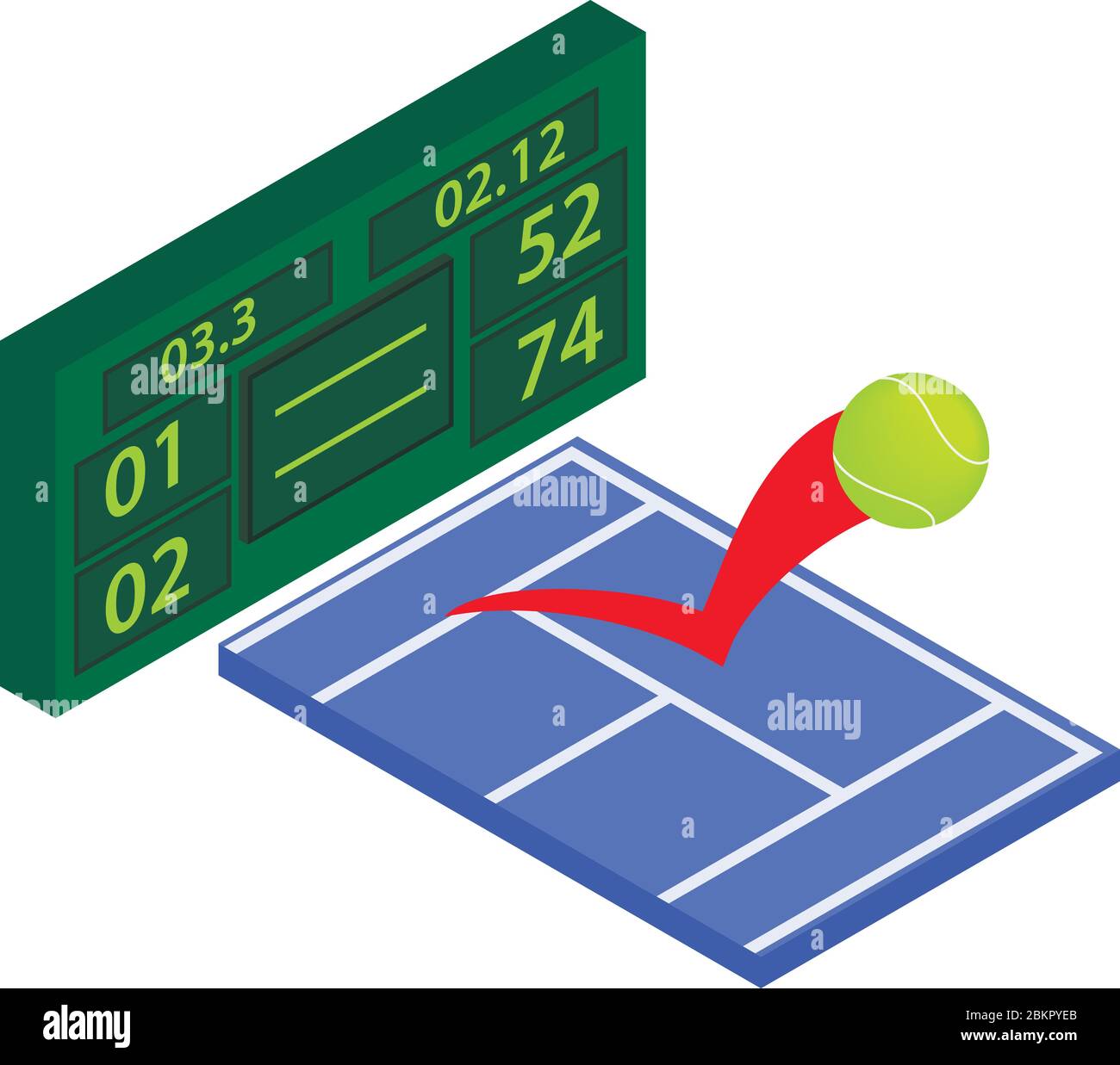 Huge scoreboard Stock Vector Images - Alamy