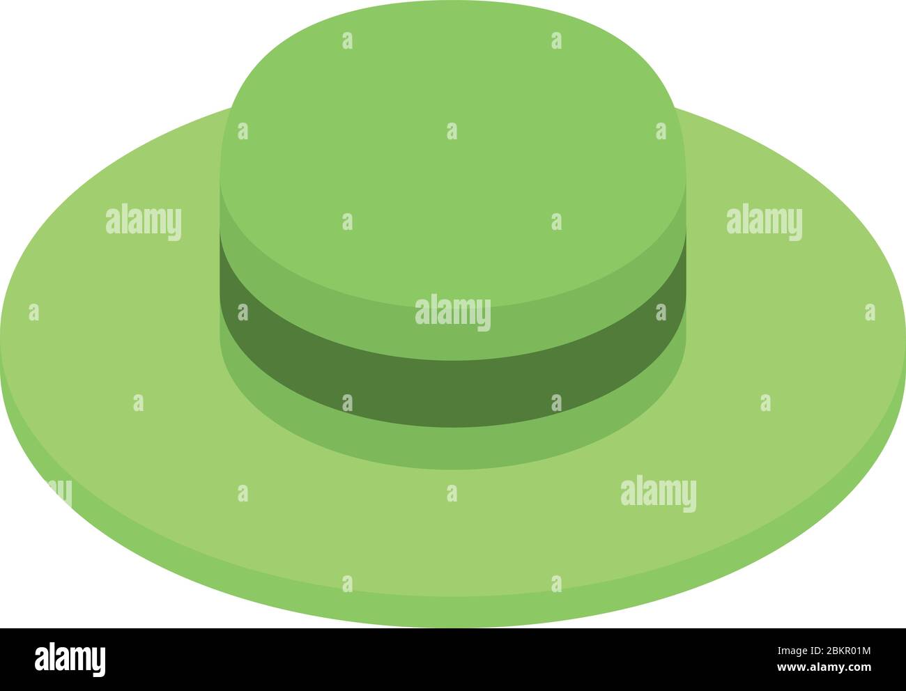 Green line hunter hat icon hi-res stock photography and images - Alamy