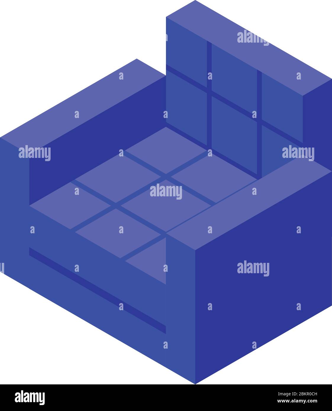 Folding textile armchair icon, isometric style Stock Vector Image & Art ...