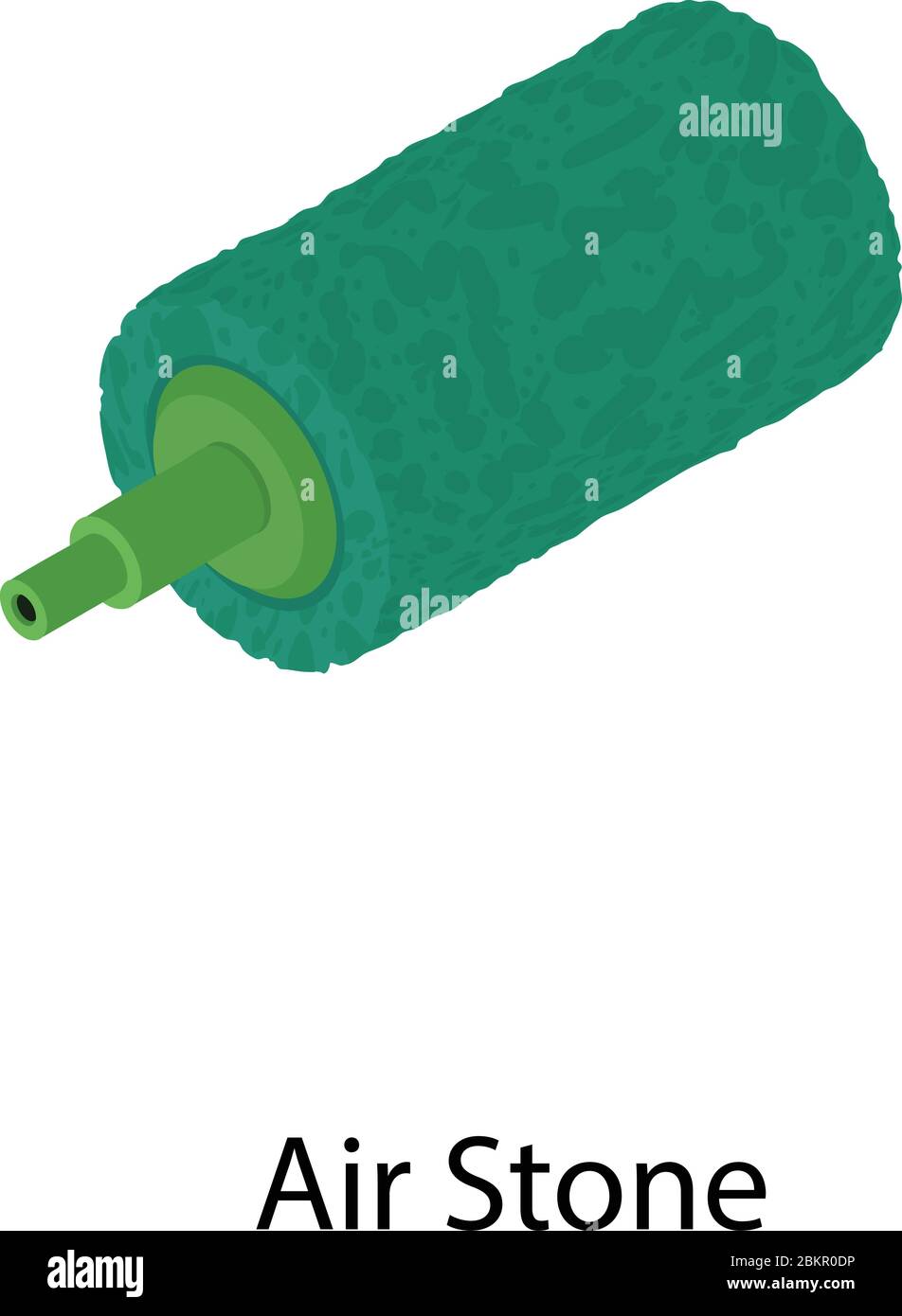 Aquarium air stone icon. Isometric of aquarium air stone vector icon ...