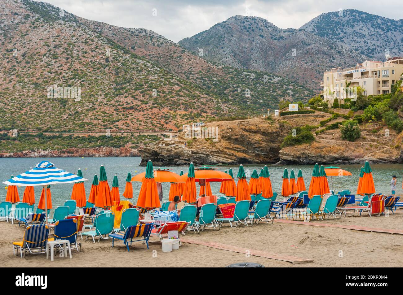 Bali, Crete, Greece - October 7, 2019: Spectacular view of the beach ...