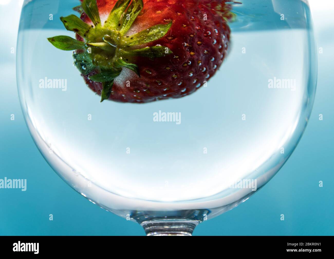 Floating strawberry hi-res stock photography and images - Alamy