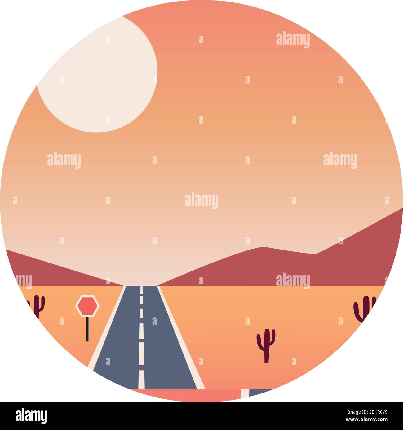 Landscape view high picturesque Cut Out Stock Images & Pictures - Alamy