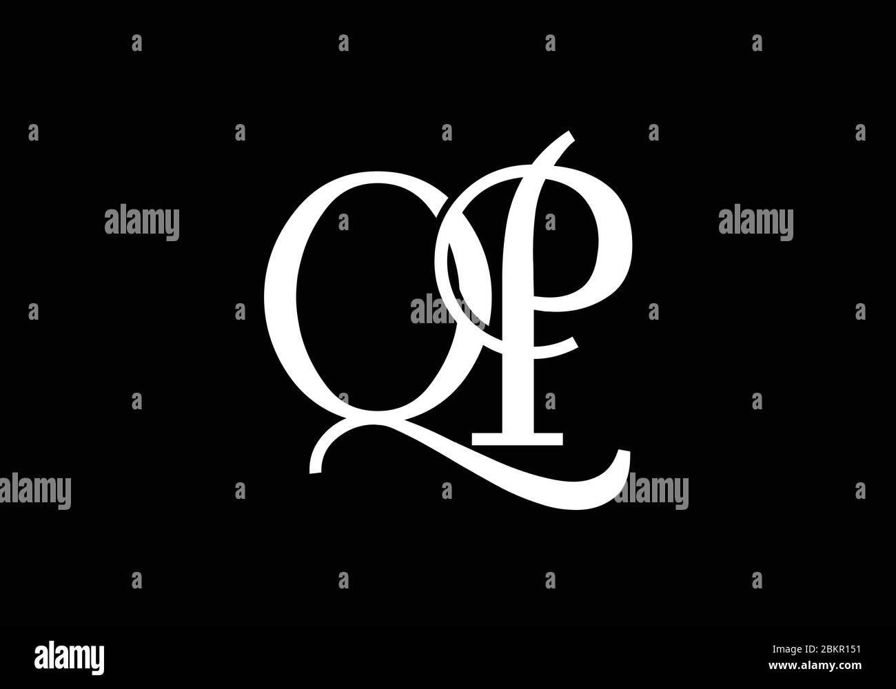 Abstract letter q Black and White Stock Photos & Images - Alamy