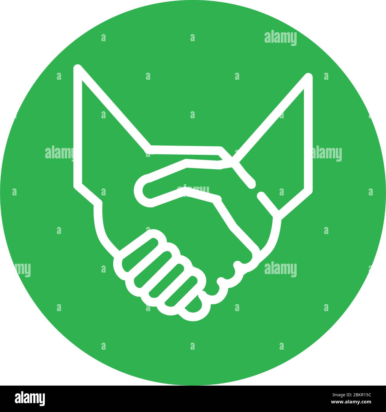 Friendly person shake hands Stock Vector Images - Alamy