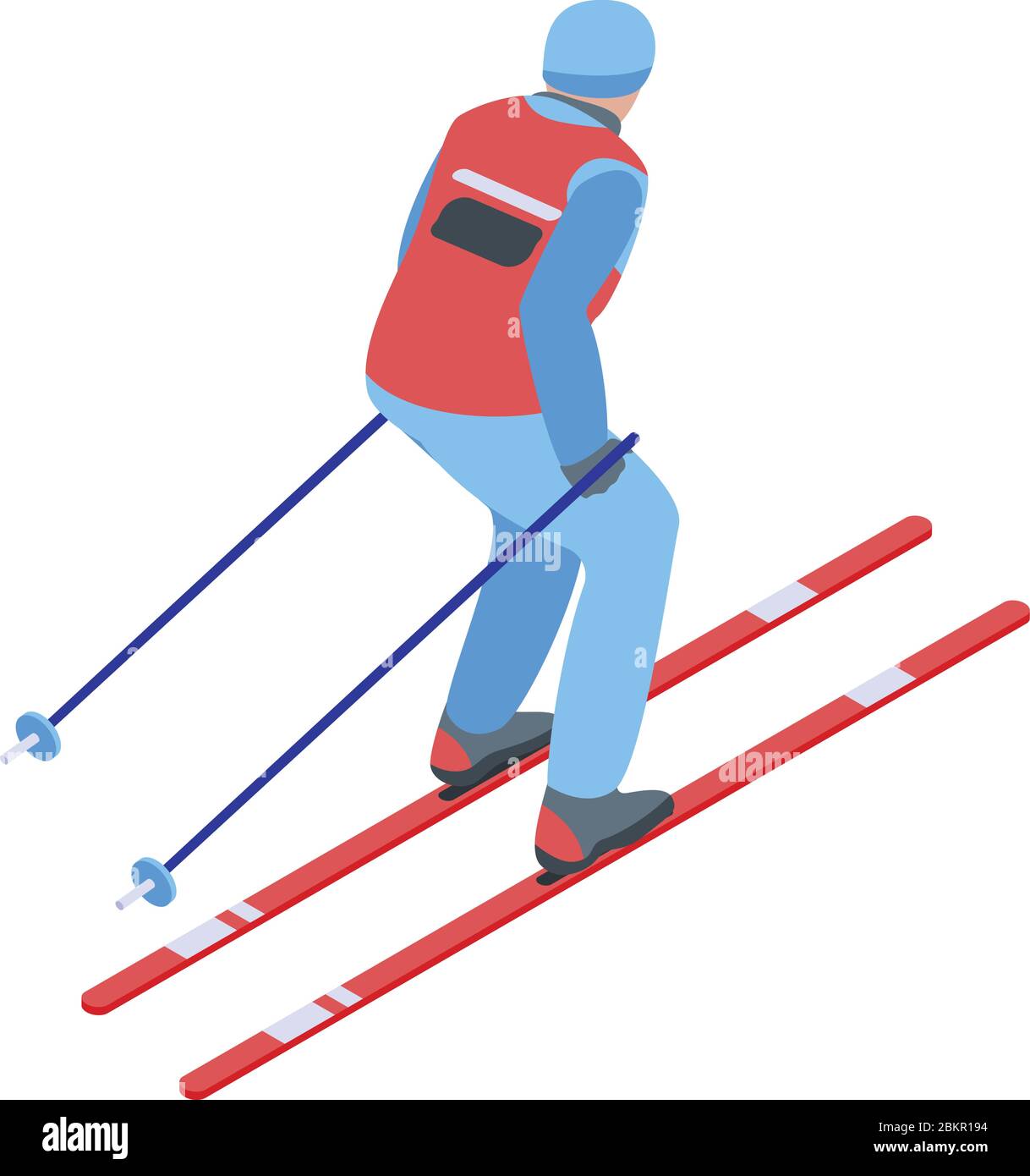 Biathlon icon, isometric style Stock Vector Image & Art - Alamy