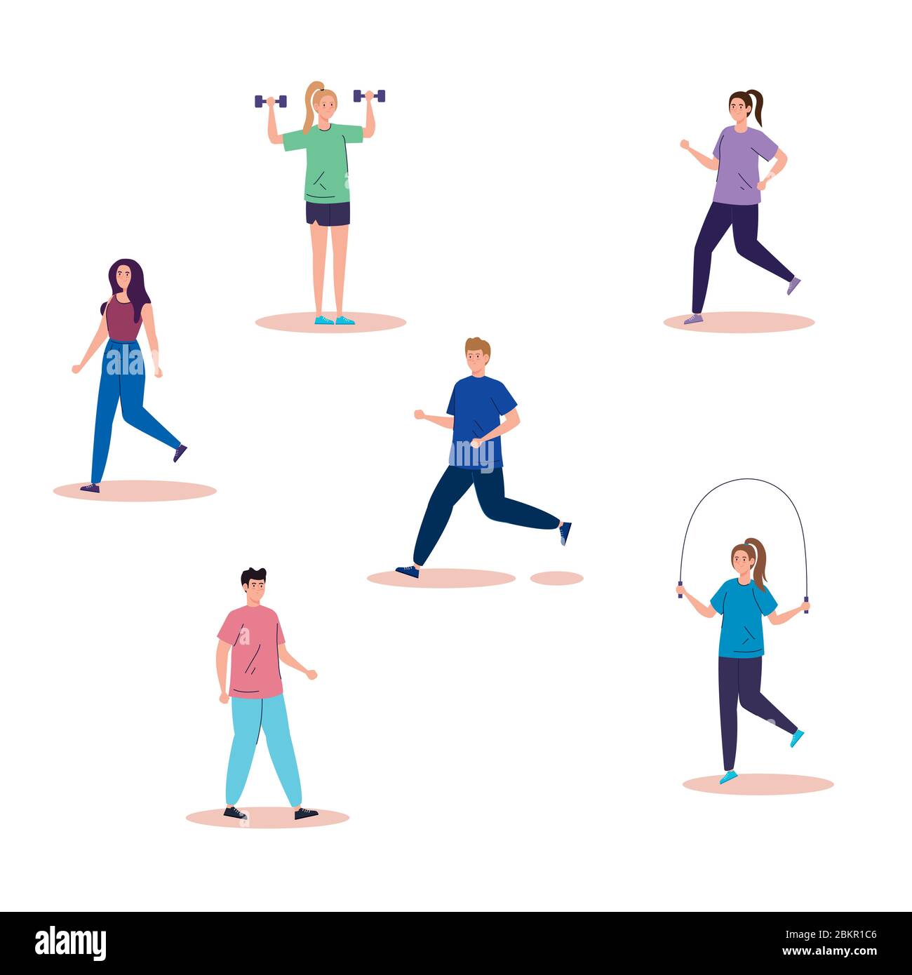 Practice activities Stock Vector Images - Alamy