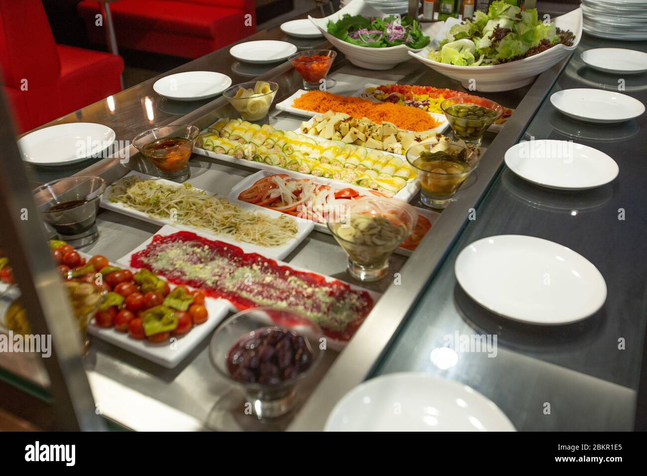 food buffet in restaurant Stock Photo - Alamy