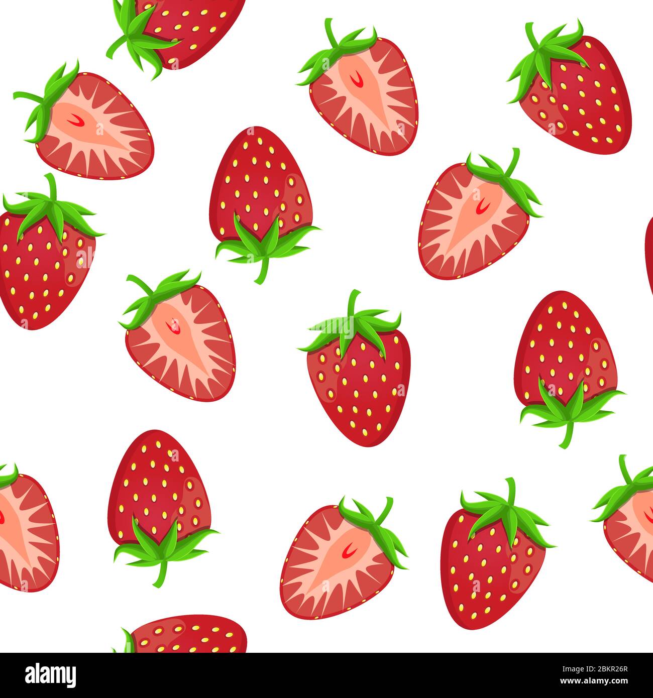 Theme big colored seamless strawberry, bright berry pattern for seal ...