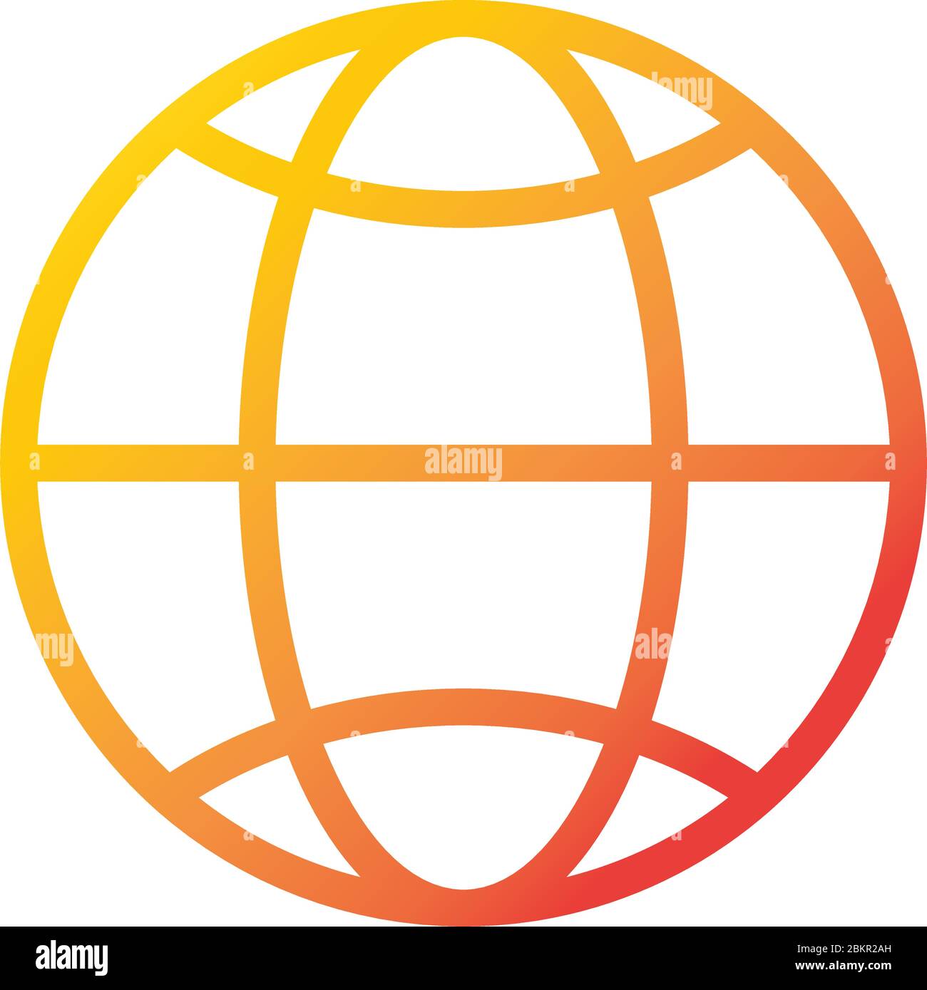 world connection internet web technology interface vector illustration gradient style icon Stock ...