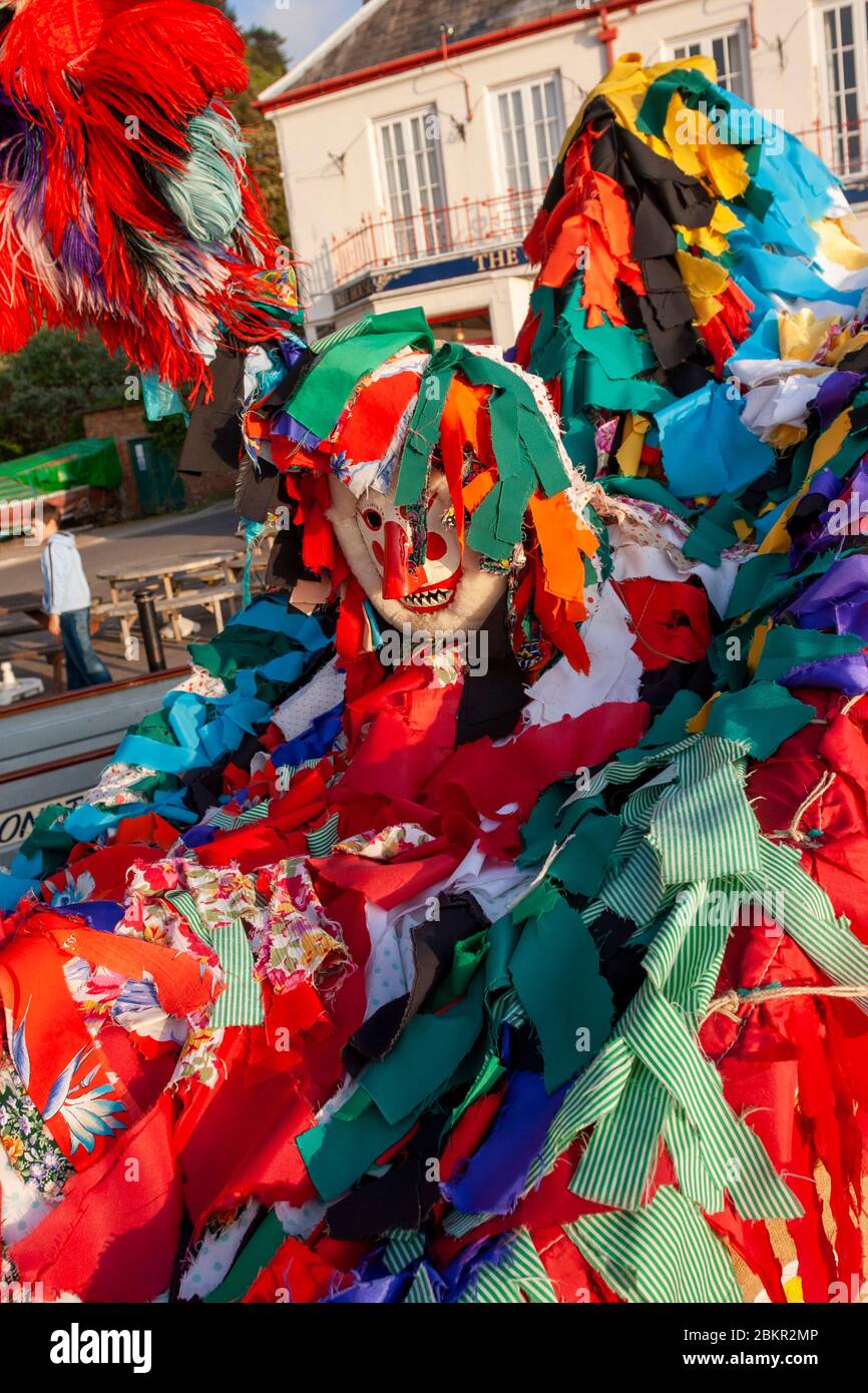 May Day Hobby Horse, Minehead, Somerset, UK Stock Photo - Alamy